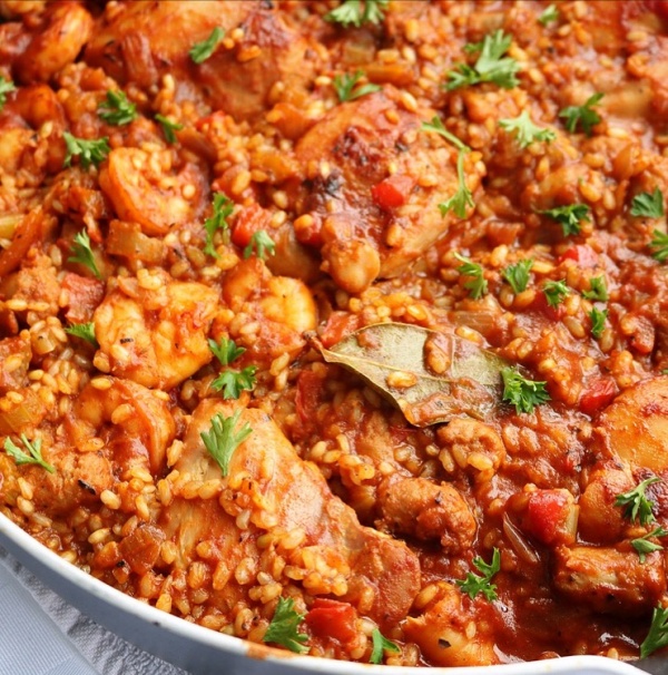 CHICKEN, SHRIMP AND SAUSAGE JAMBALAYA - My Digital Kitchen