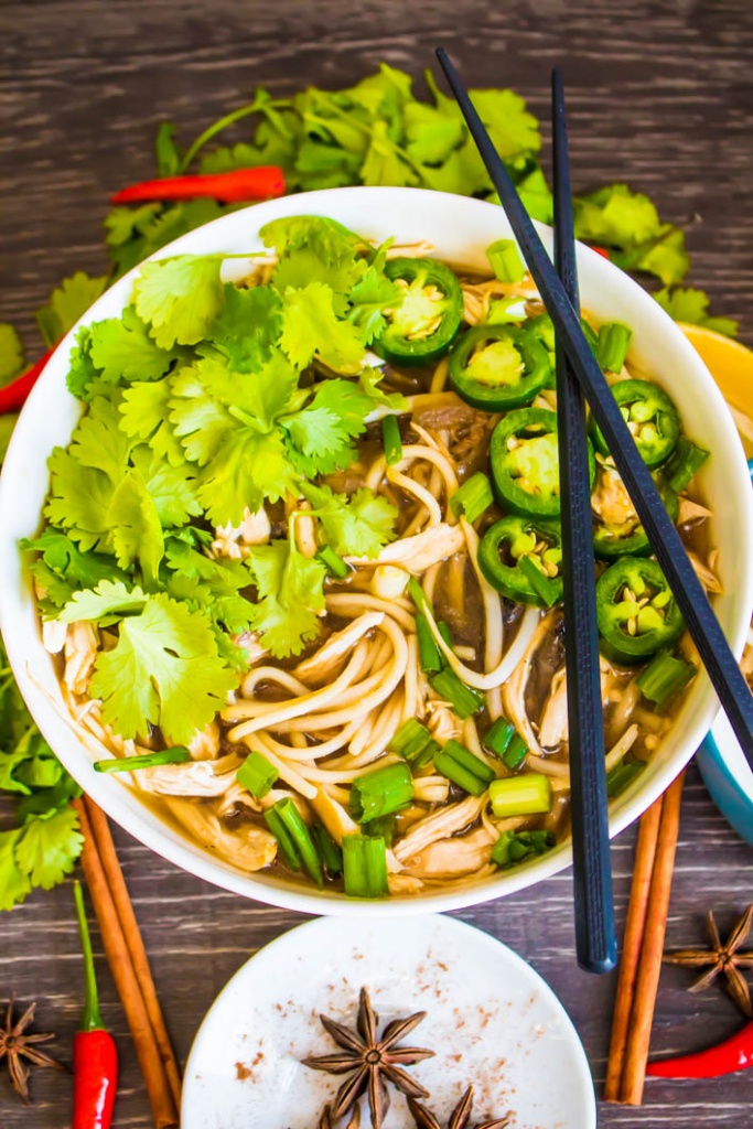 SPICY CHICKEN PHO BOWL - My Digital Kitchen