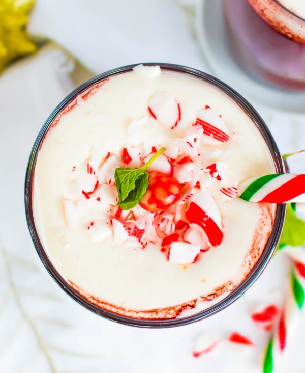 RED VELVET PEPPERMINT HOT CHOCOLATE - My Digital Kitchen