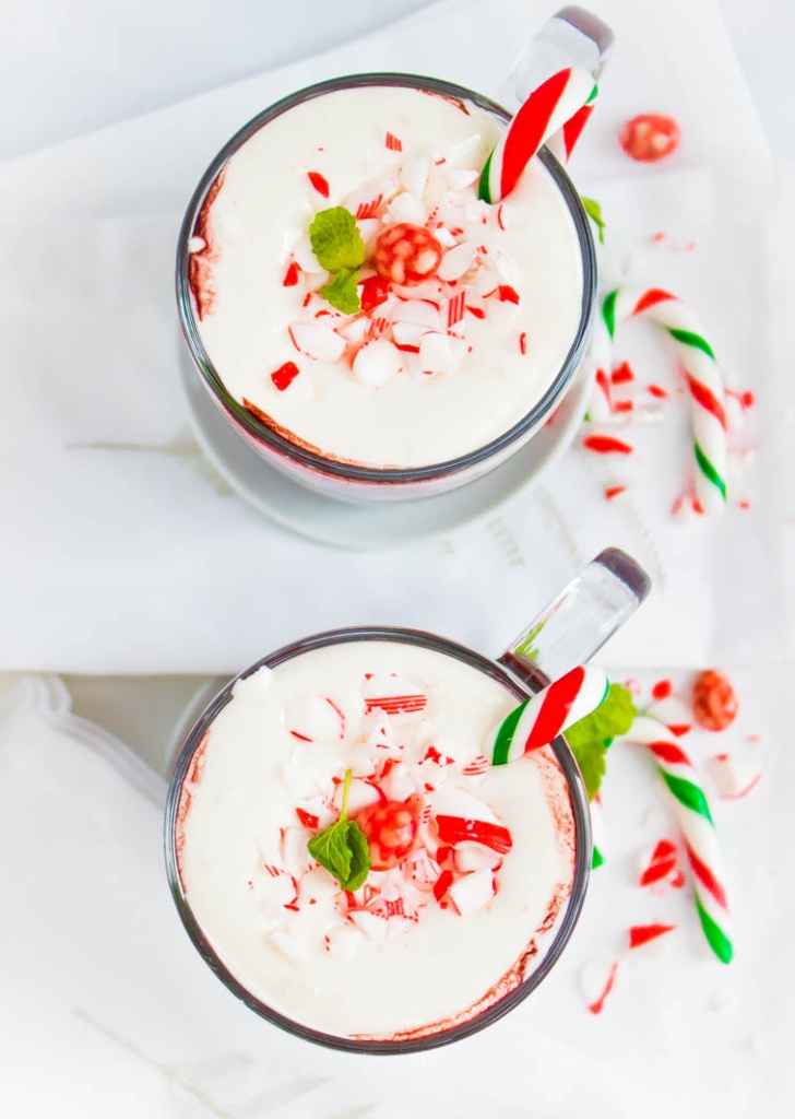 RED VELVET PEPPERMINT HOT CHOCOLATE - My Digital Kitchen