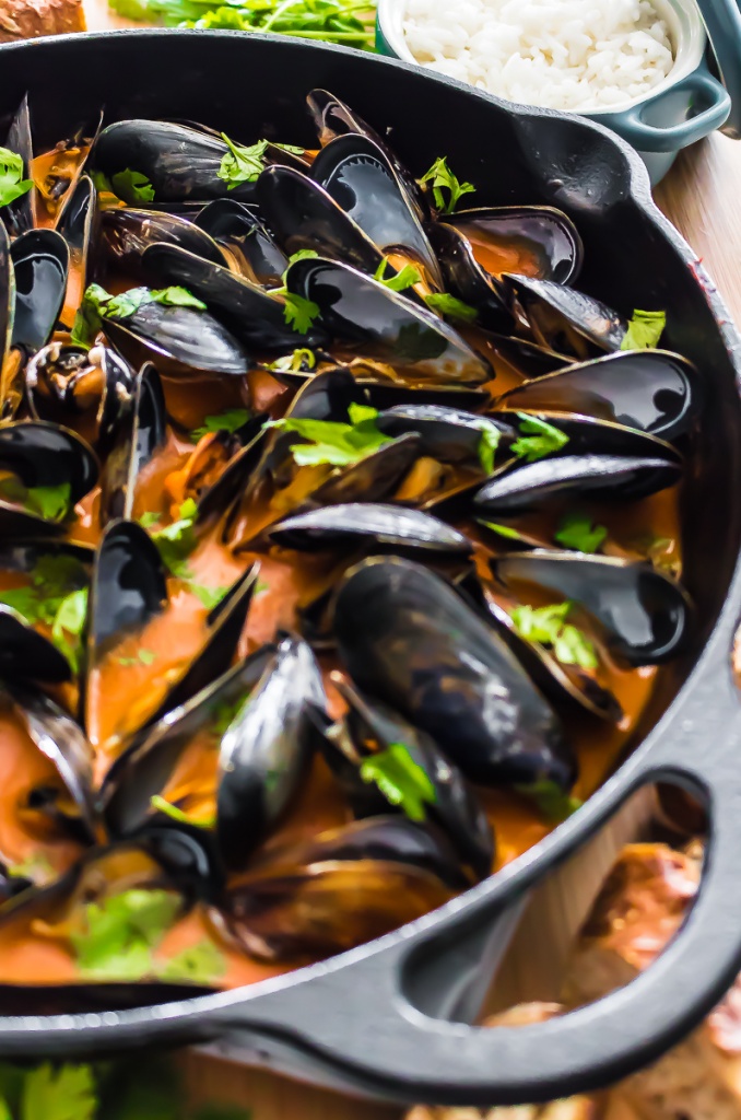THAI COCONUT CURRY MUSSELS - My Digital Kitchen