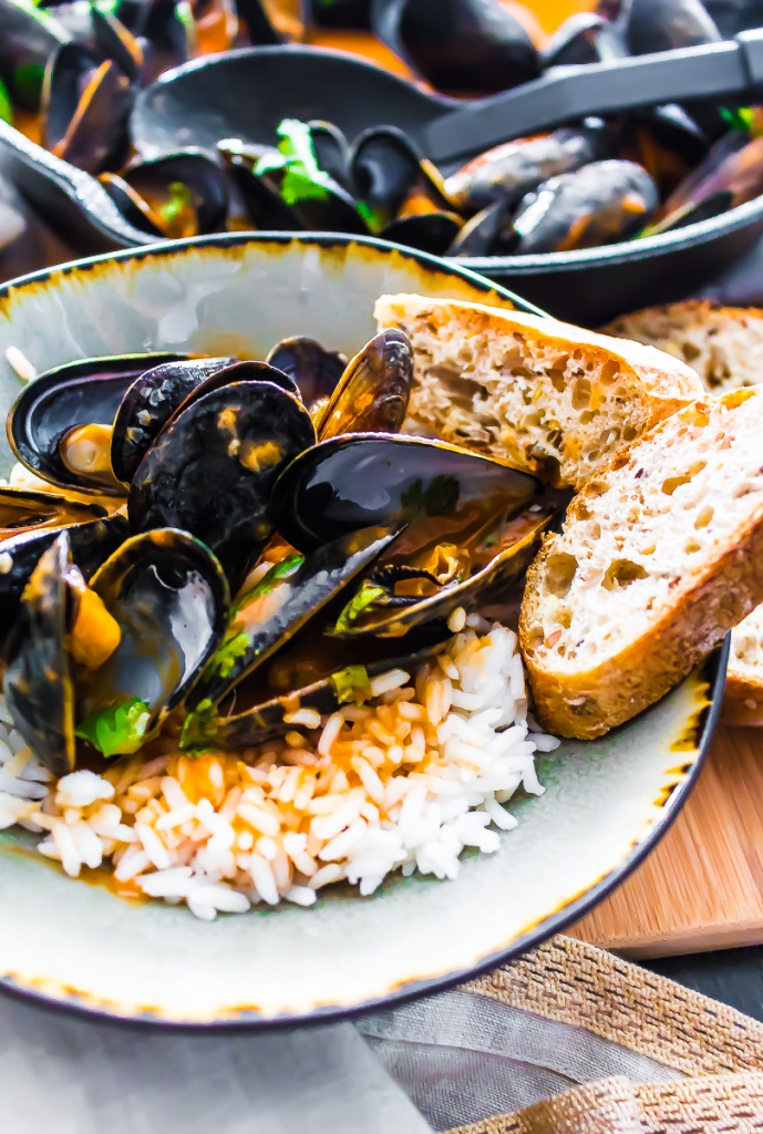 THAI COCONUT CURRY MUSSELS - My Digital Kitchen