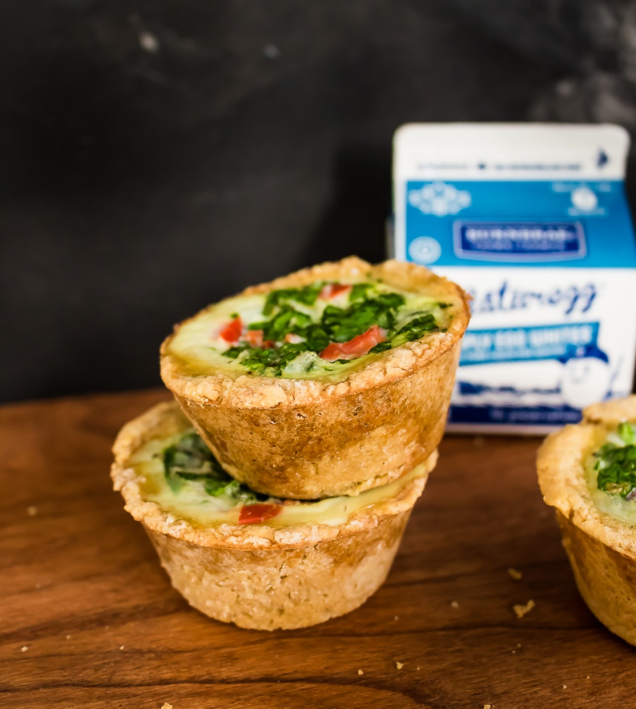 SPINACH EGG WHITE QUICHE BOWLS - My Digital Kitchen
