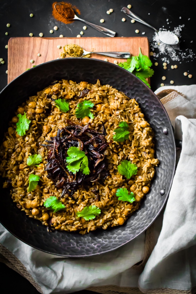 MUJADARA LENTIL PILAF - My Digital Kitchen